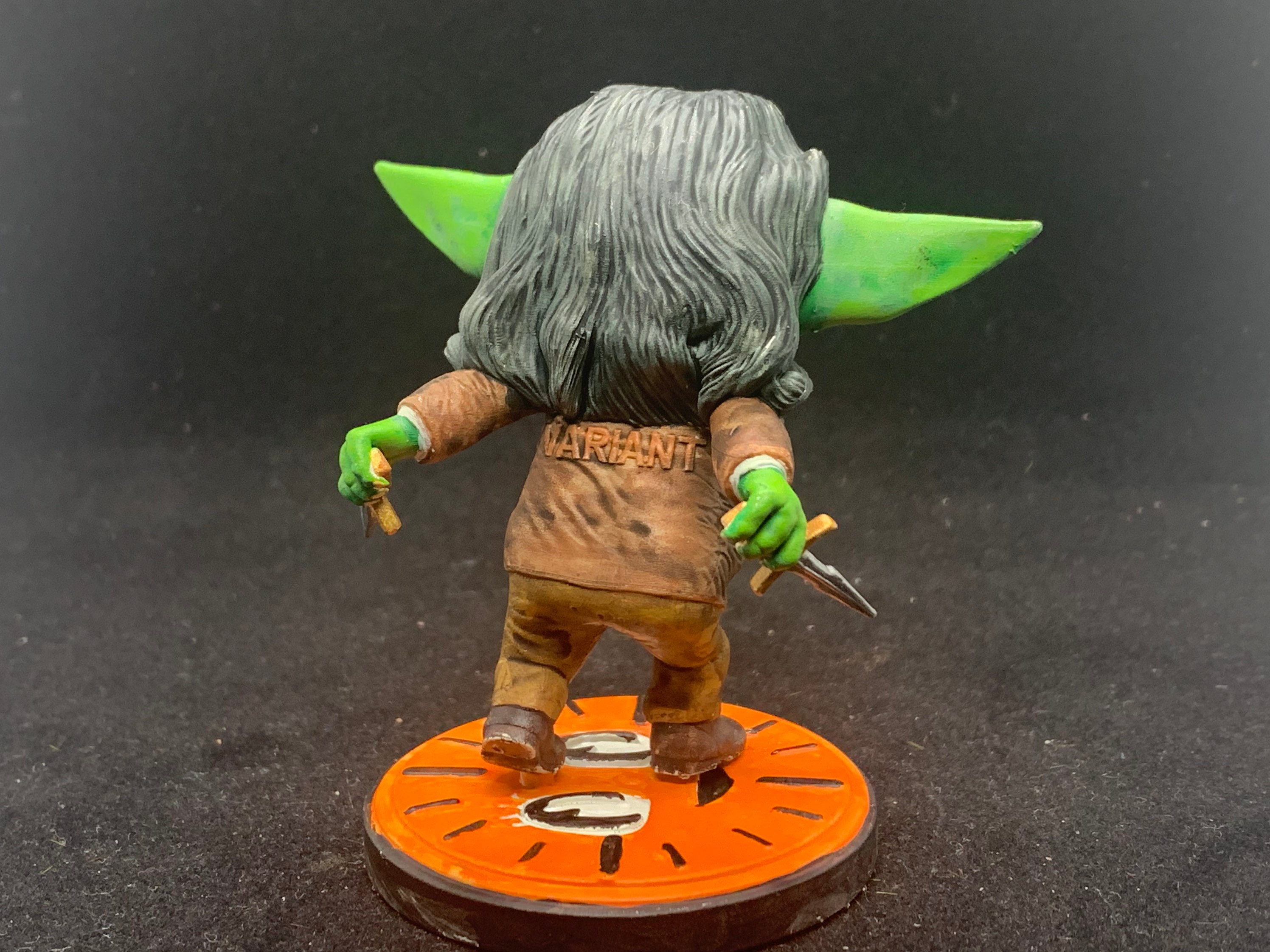 Variant Baby Loki/ Groki Mashup Hand Painted 3d Printed Model - Etsy UK