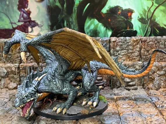 3d Printed Hand Painted Dragon | Etsy