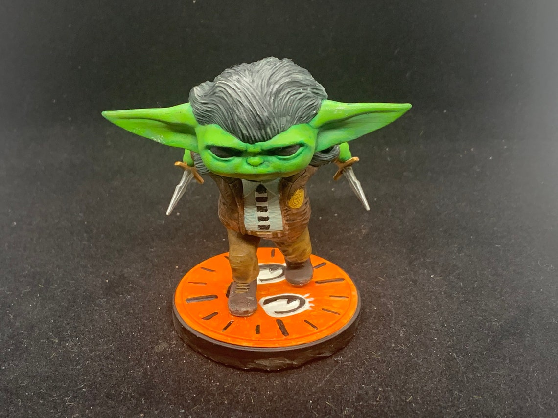 Variant Baby Loki/ Groki Mashup Hand Painted 3d Printed Model - Etsy UK