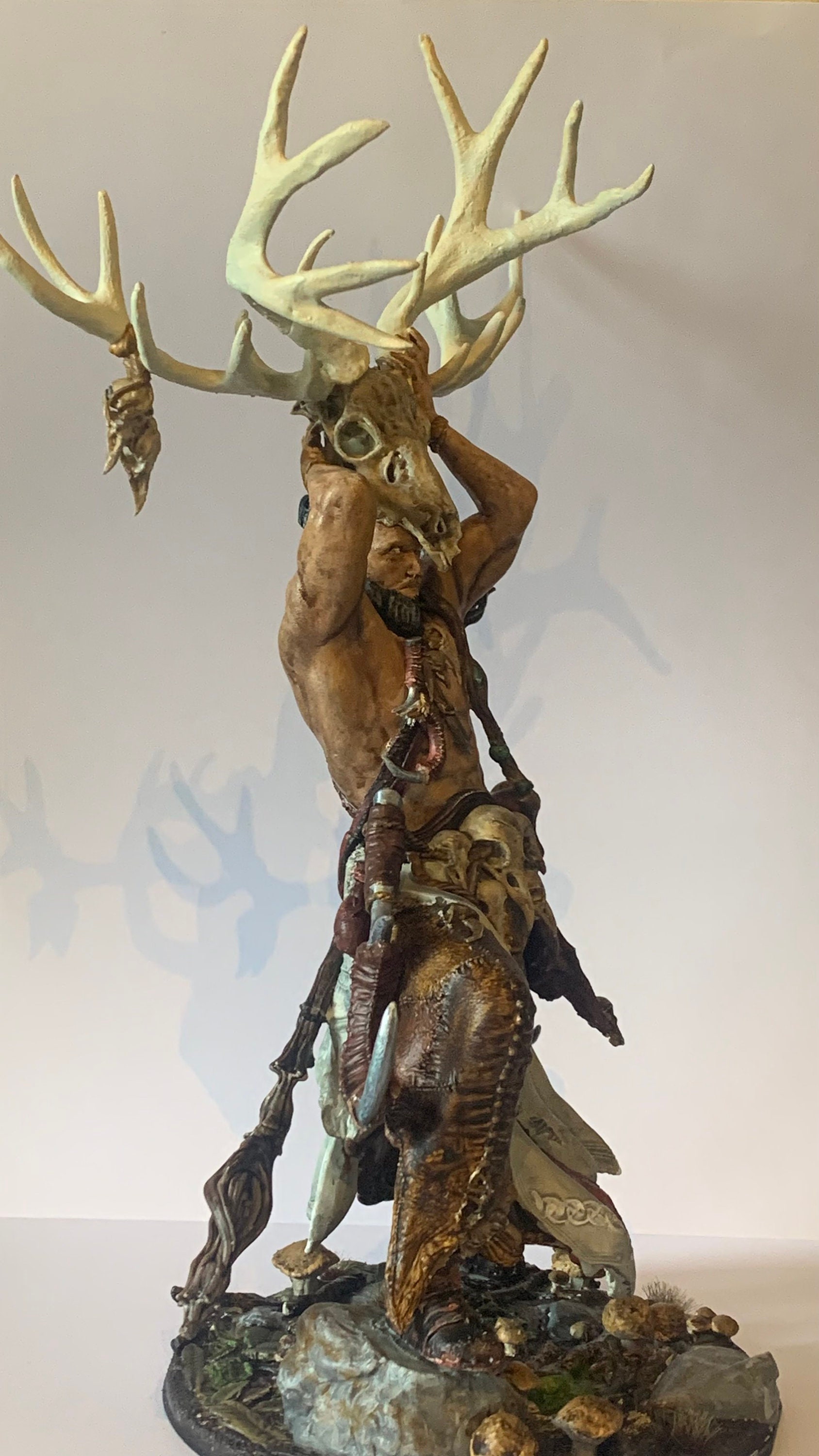 Wappellious the Forest Shadow 3d Printed Hand Painted Statue - Etsy
