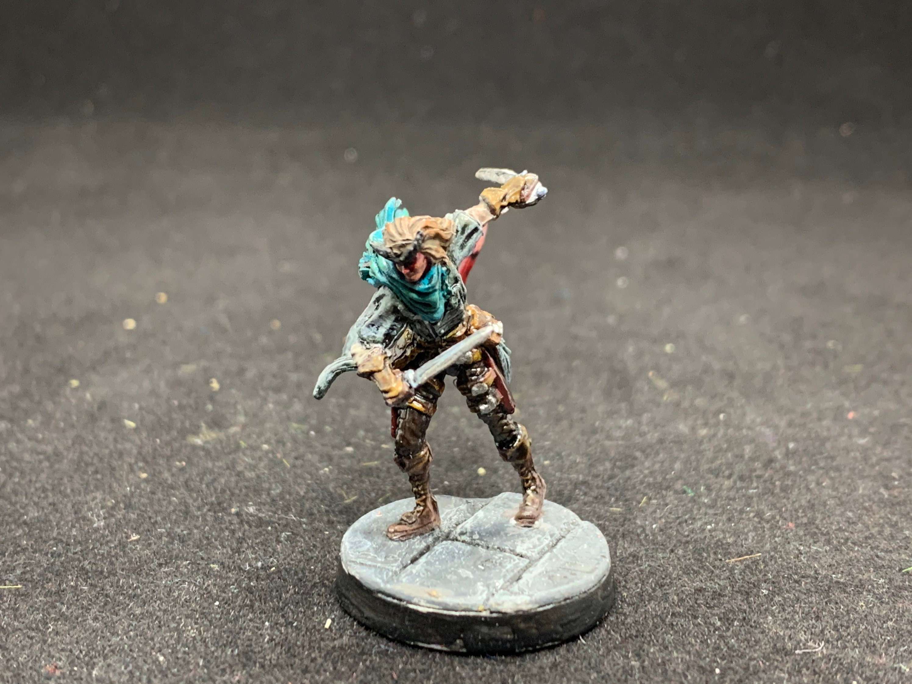 Hand Painted Tiefling Rogue - Etsy