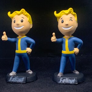 3d Printed Hand Painted Fallout Vault Boy - Etsy