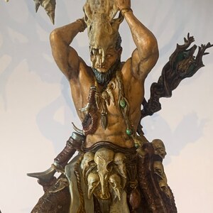 Wappellious the Forest Shadow 3d Printed Hand Painted Statue - Etsy