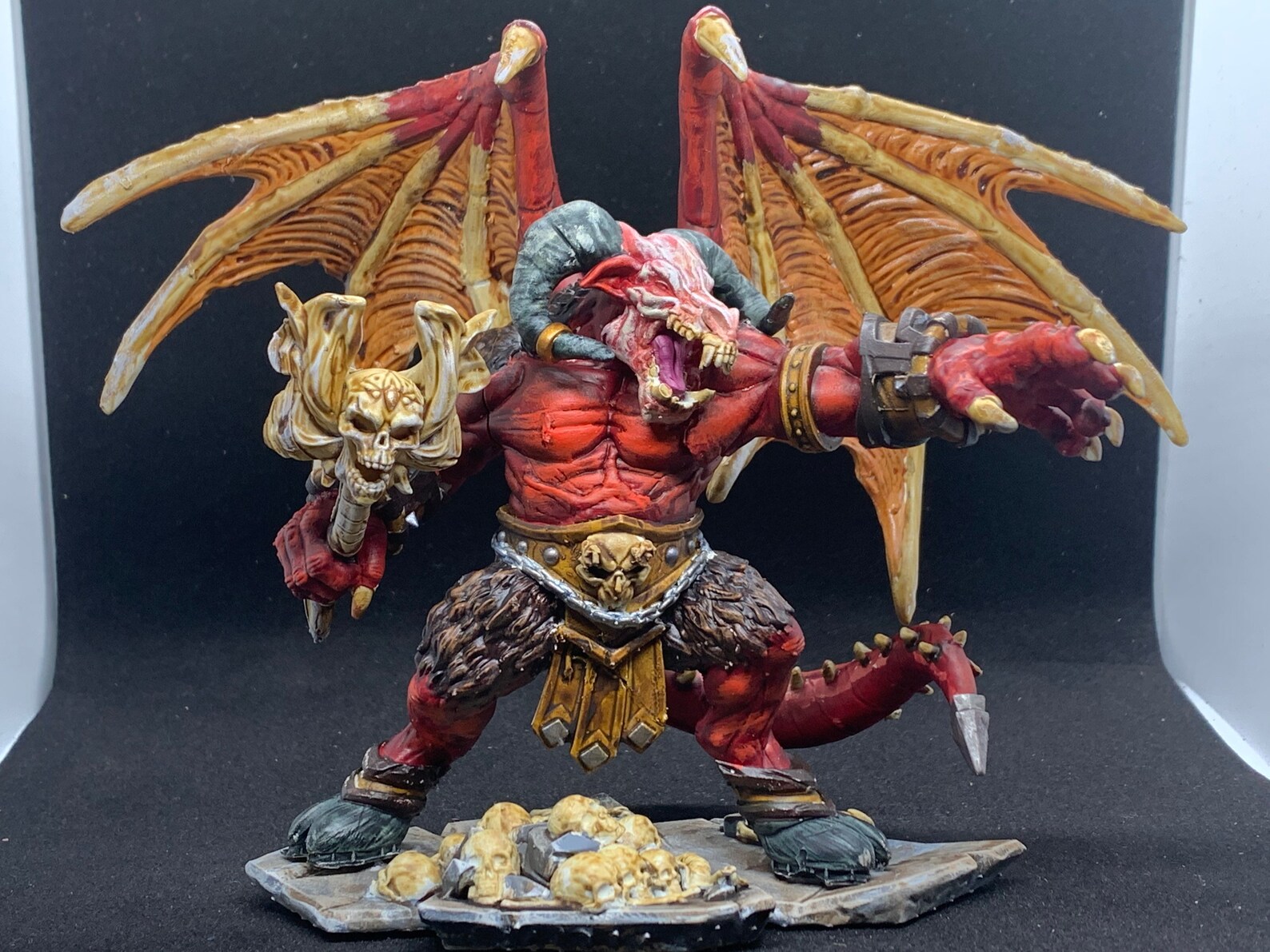 Hand Painted 3d Printed Orcus Dungeons and Dragons - Etsy