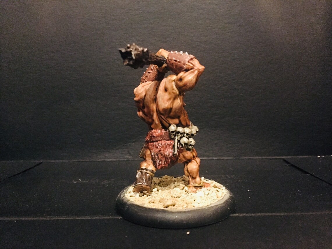 Hand Painted Reaper Miniatures Ogre Clubber on a Stone Set Base - Etsy