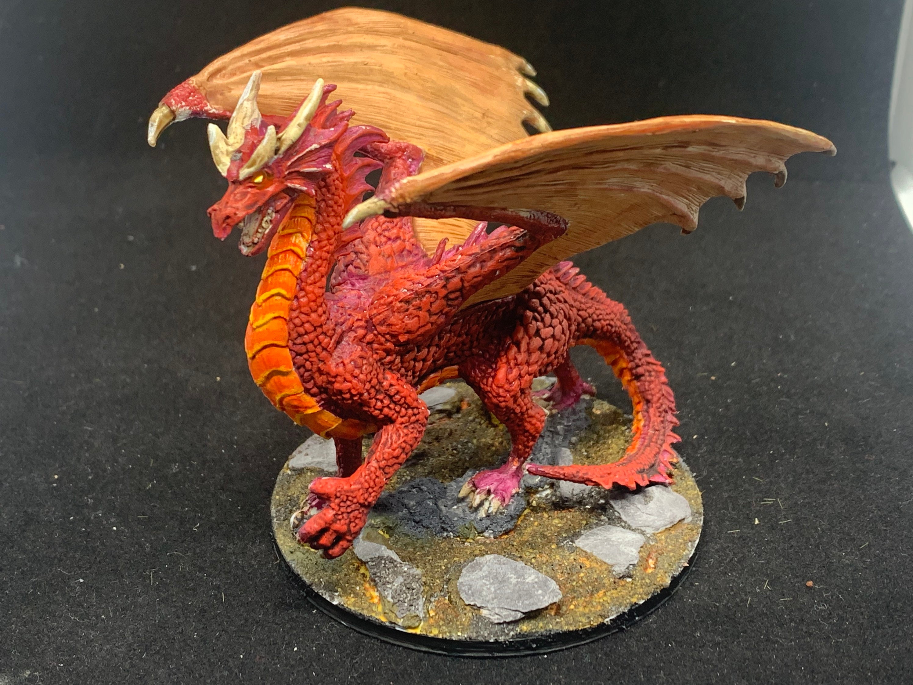 Hand Painted Reaper Minis Red Dragon - Etsy