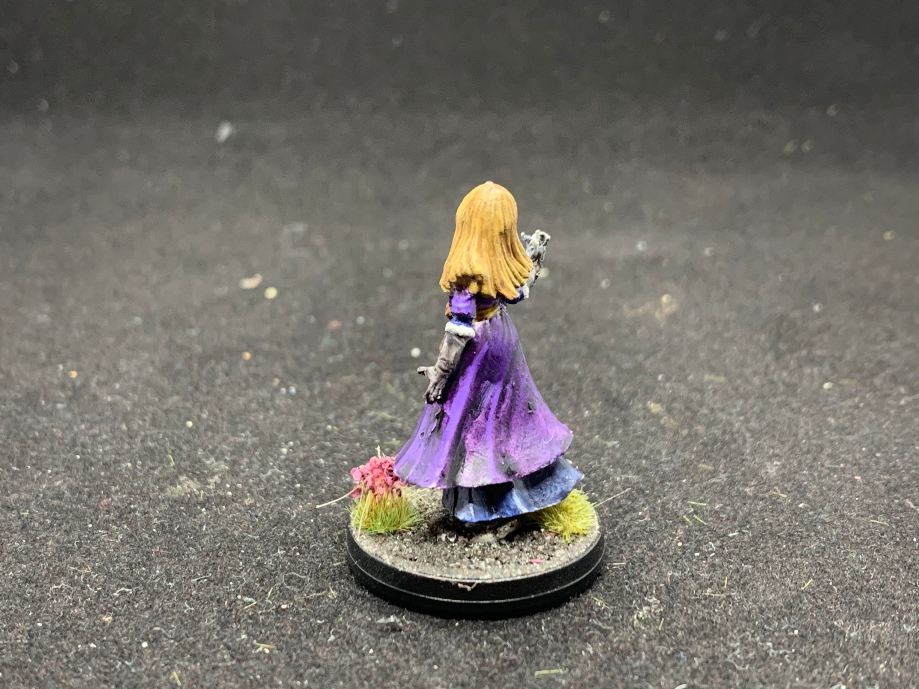 Hand Painted Metal Female Wizard Miniature - Etsy