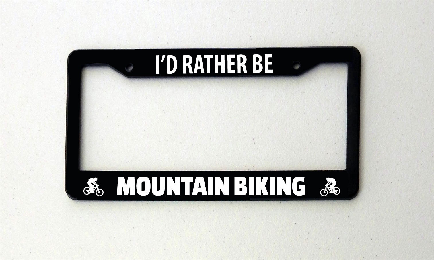 Mountain Biking License Plate Frame Mountain Bike Gift Car - Etsy