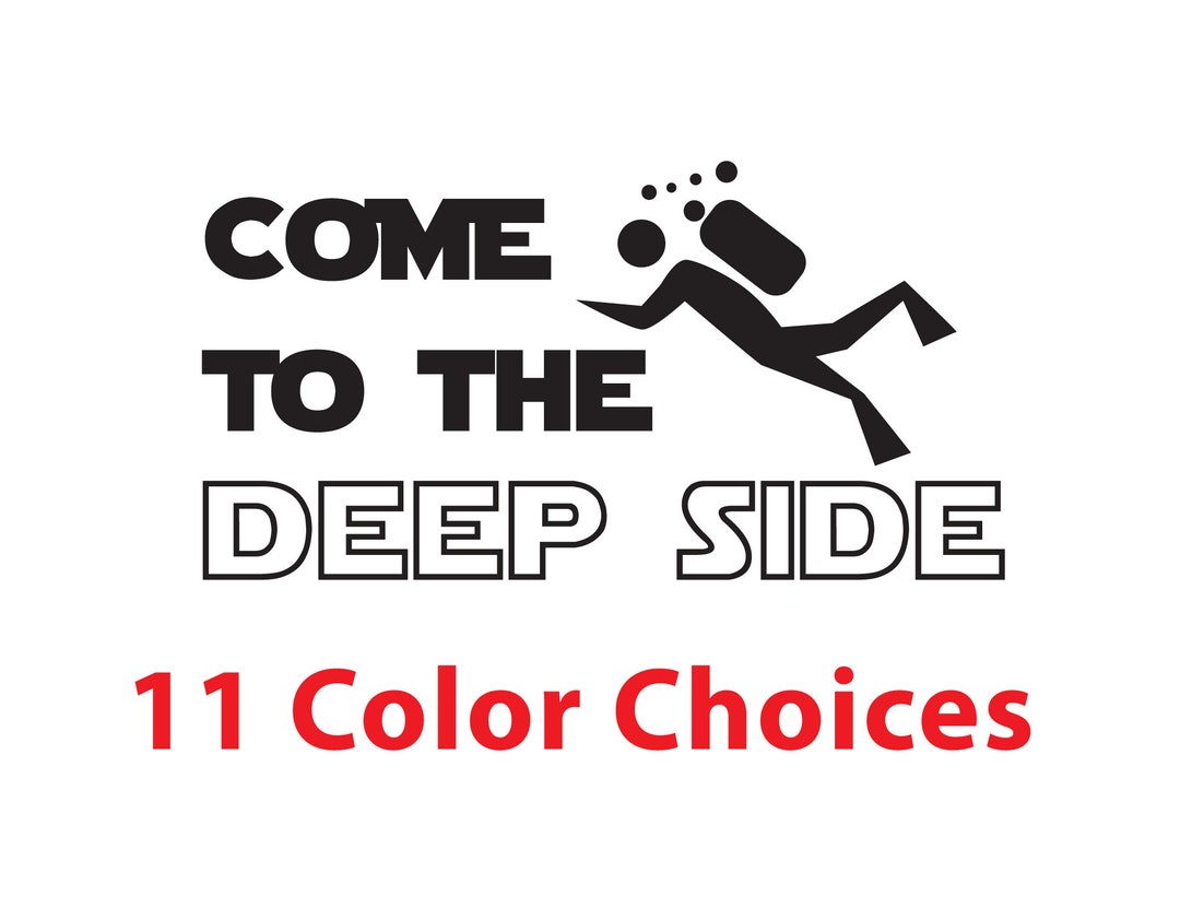 Scuba Diving Sticker - Diver Decal - Gift for Scuba Diver - Car Window ...