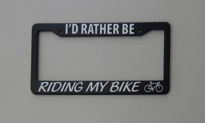 Cycling License Plate Frame Biking License Plate Frame | Etsy