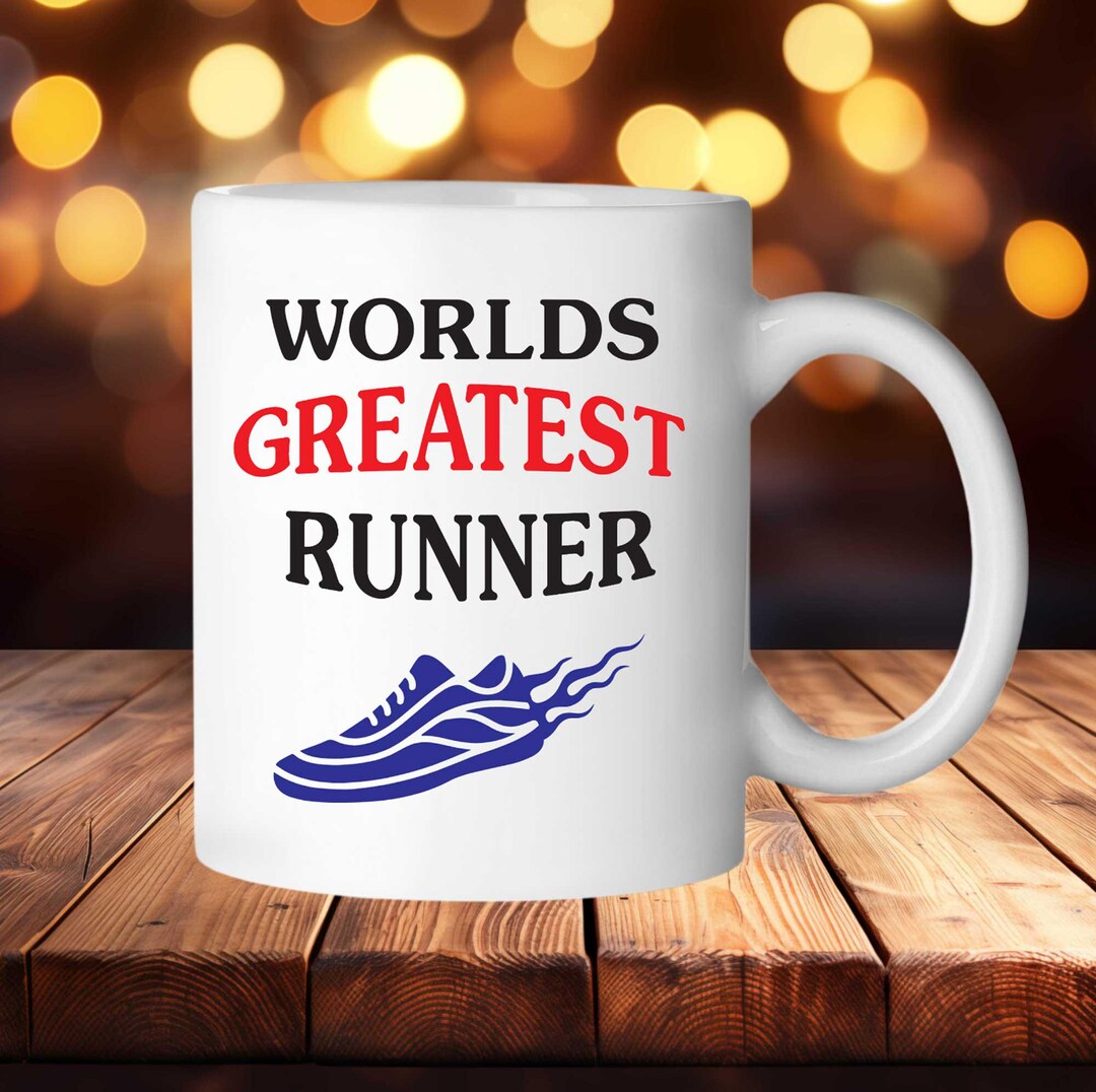 Gift for Runner, Runner Mug, Worlds Greatest Runner Running Coffee Mug ...