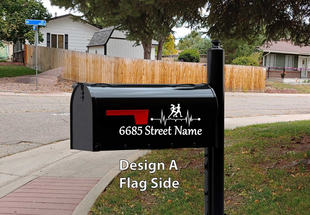 Mailbox Decal for Runners - Custom Mailbox Sticker, Runner Gift - Etsy