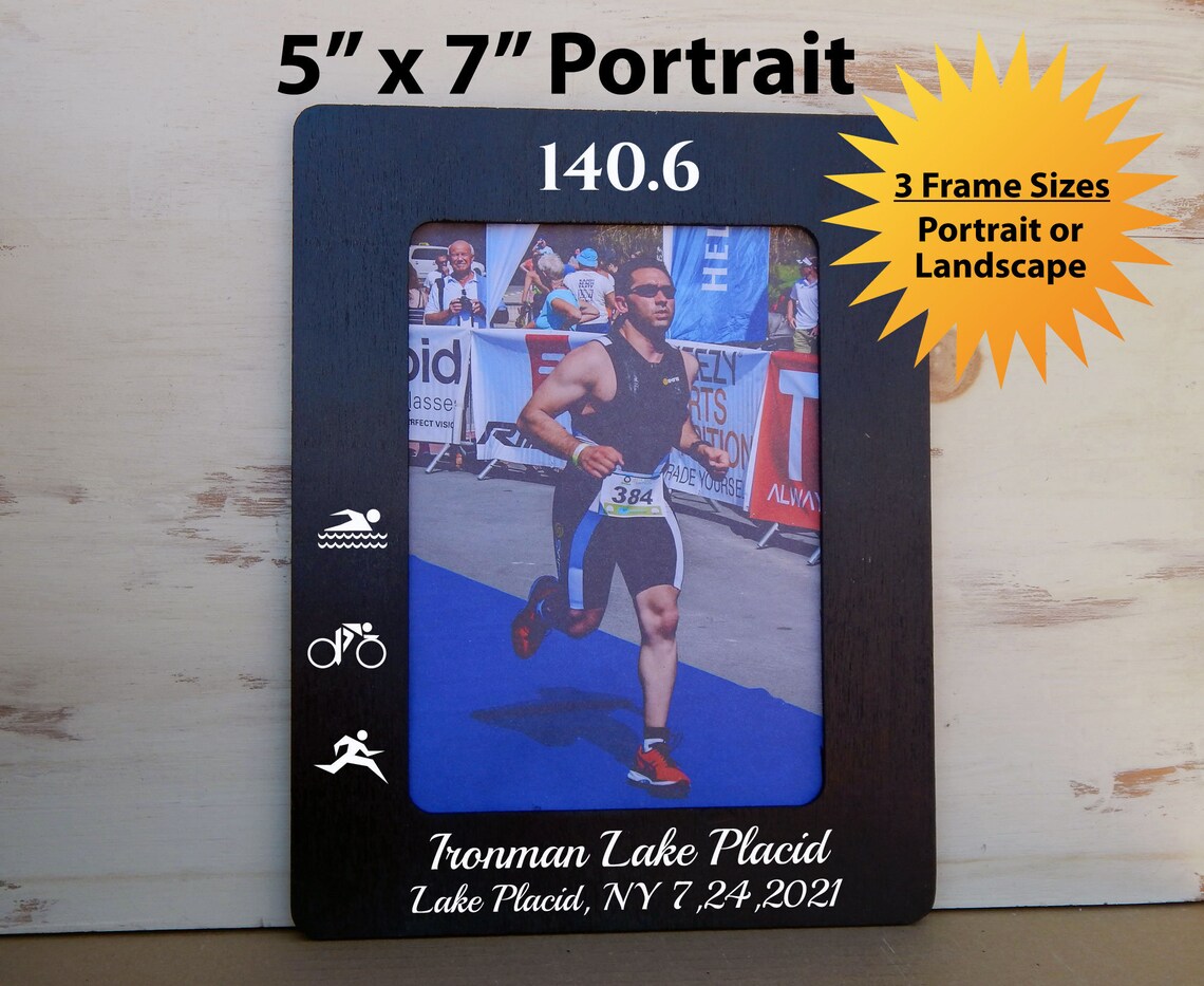 Ironman Frame 70.3 Frame Triathlete Frame Triathlon Gift | Etsy