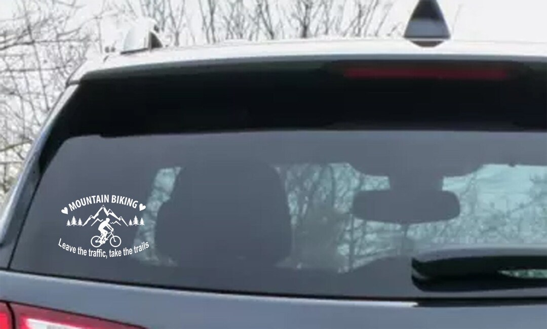 Mountain Bike Decals – Stickers, Work Well for Mountain Bike Car Window ...