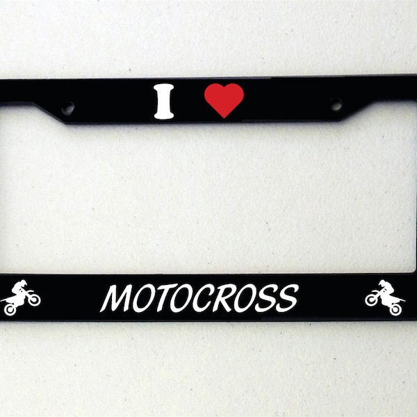Motocross License Plate Frame - Etsy
