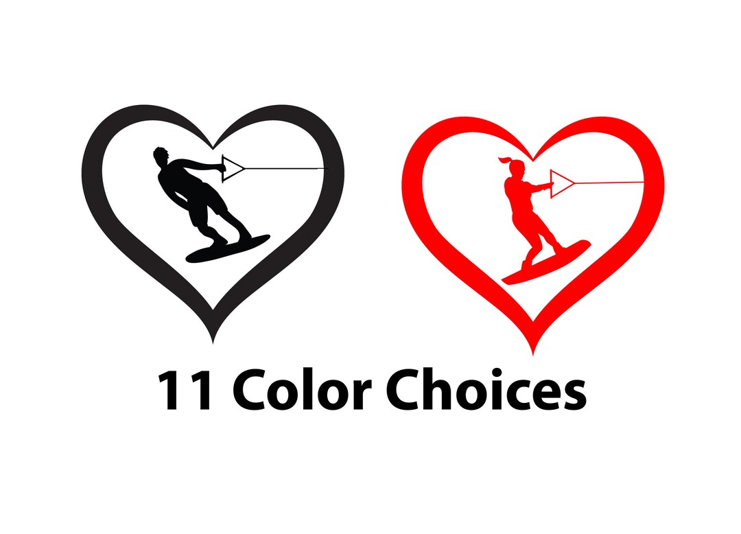 I Love Wakeboarding Sticker -wakeboard Decal - Gift for for Wakeboarder ...