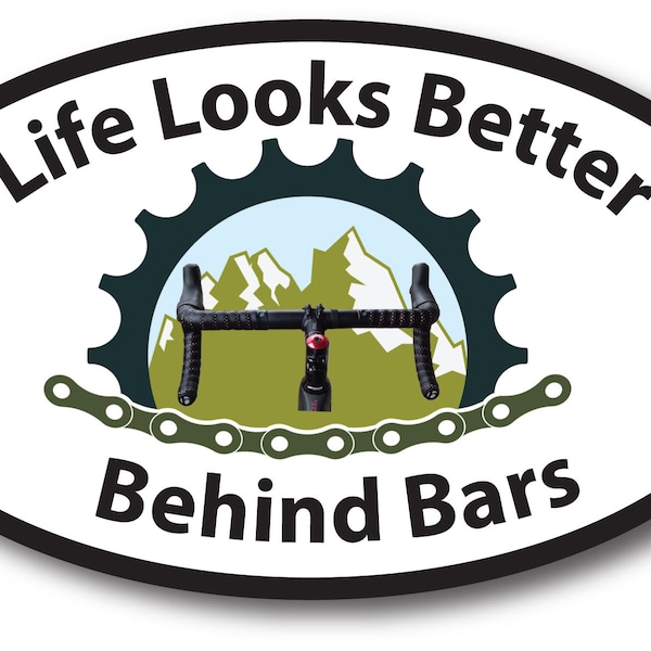 Life Behind Bars Bicycle Decal - Etsy