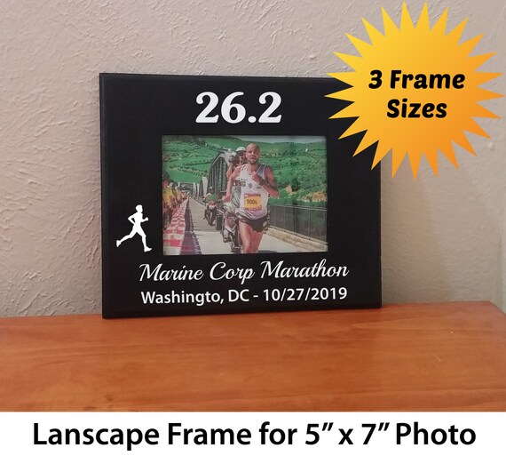 Marathon Frame Half Marathon Frame Runner Gift 5k 10k 13.1 | Etsy