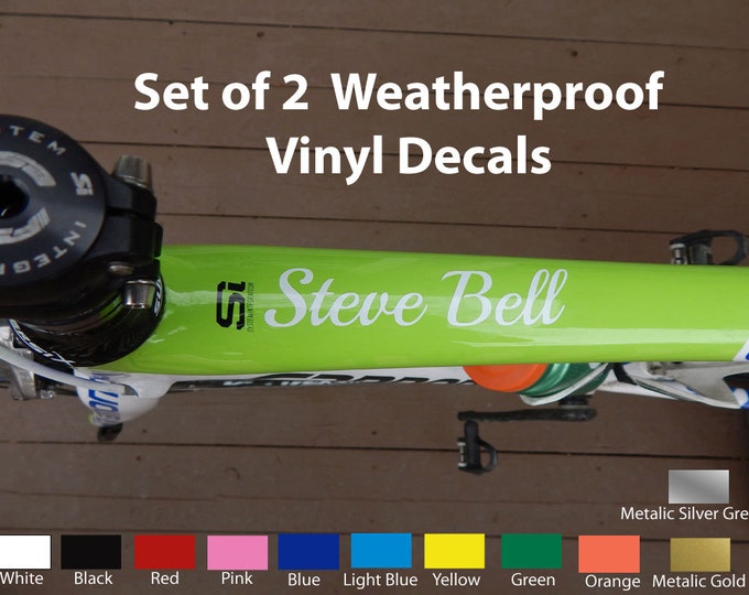 Custom Bike Decals - Etsy