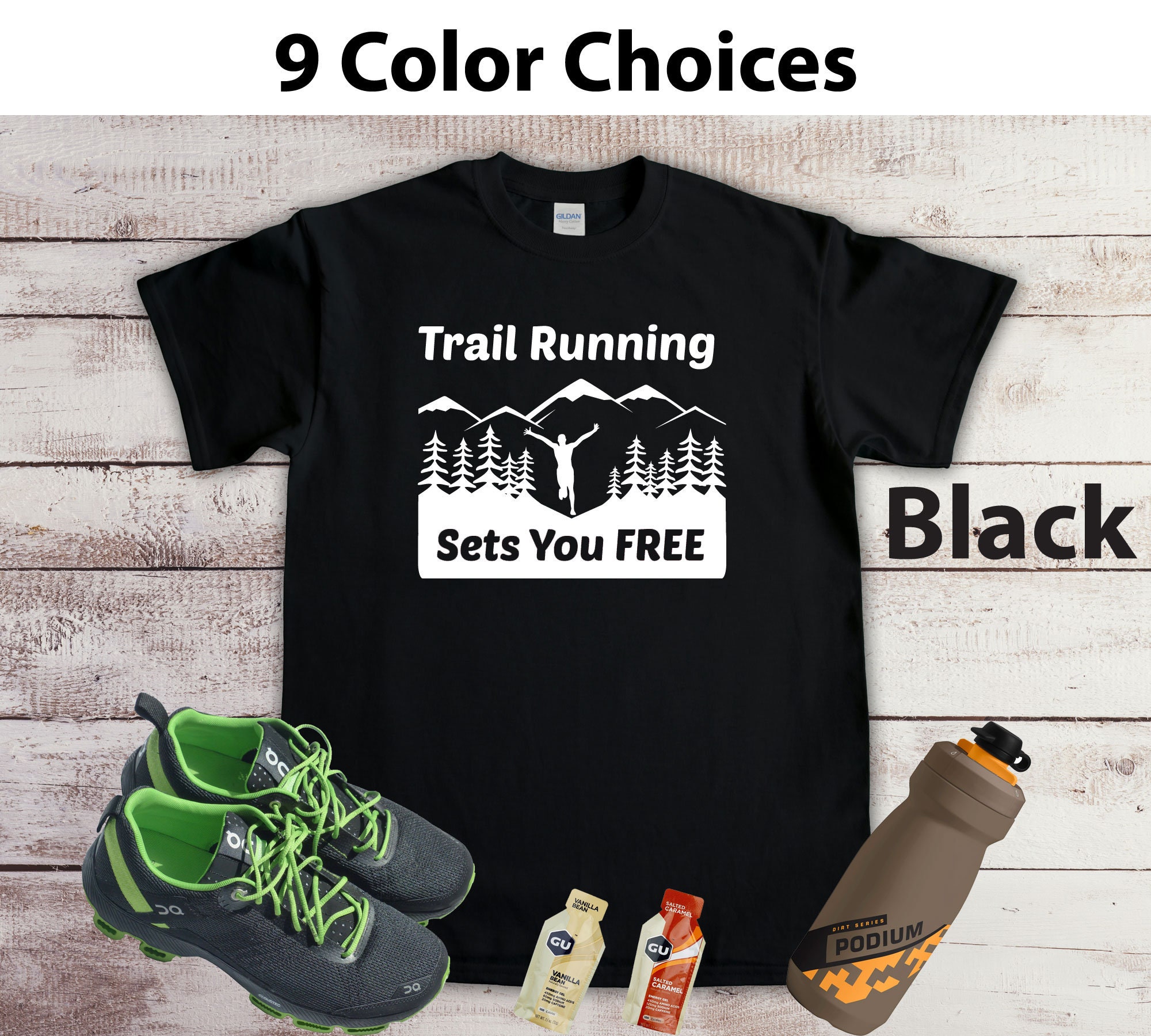 Trail Runner Shirt Ultra Marathon Runner Mountain Running | Etsy