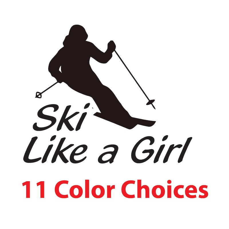 Ski Decal - Etsy