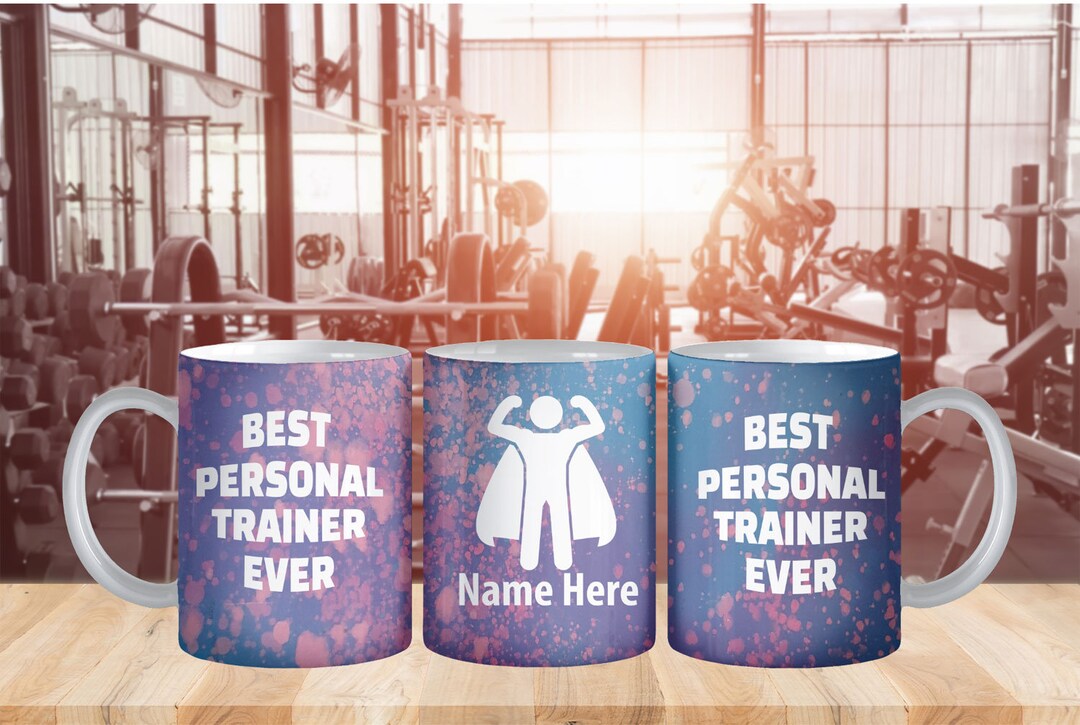 Personal Trainer Mug, Gift for Fitness Coach, Male Personal Trainer ...