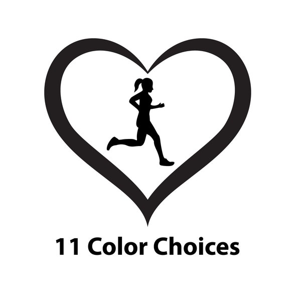 Running Decal - Etsy