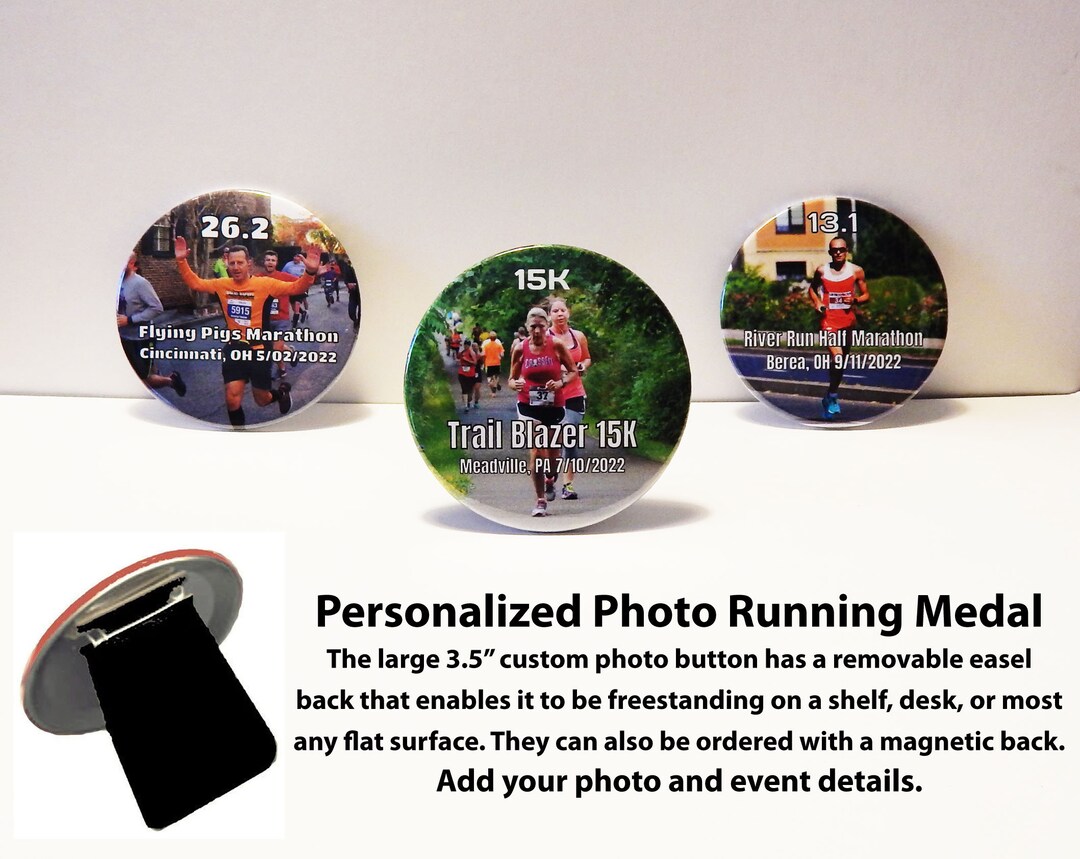 Personalized Marathon Medal, Custom Photo Running Award, Custom ...