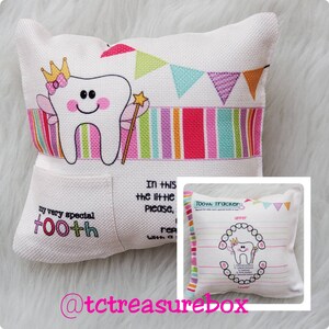 Tooth Fairy Pillow, Lost Tooth Pillow, Tooth Pocket Pillow, Fairy ...