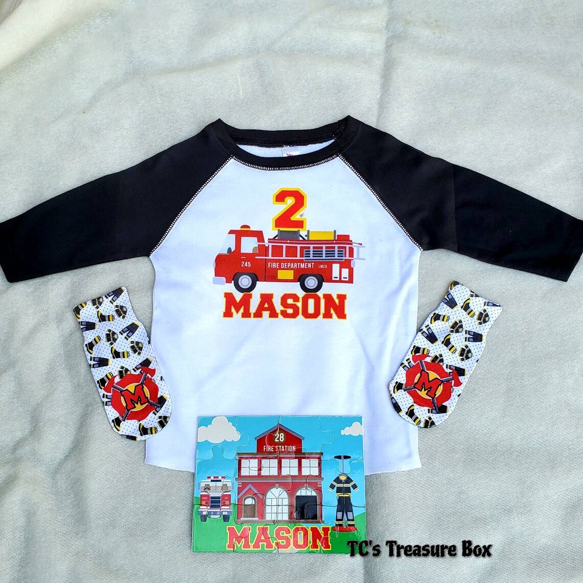 Firefighter Socks, Fire Truck Socks, Custom Socks, Fire Fighter Socks ...