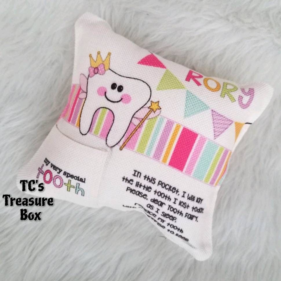 Tooth Fairy Pillow, Lost Tooth Pillow, Tooth Pocket Pillow, Fairy ...