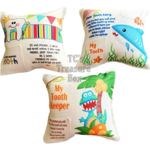 Tooth Fairy Pillow, Lost Tooth Pillow, Tooth Pocket Pillow, Fairy ...