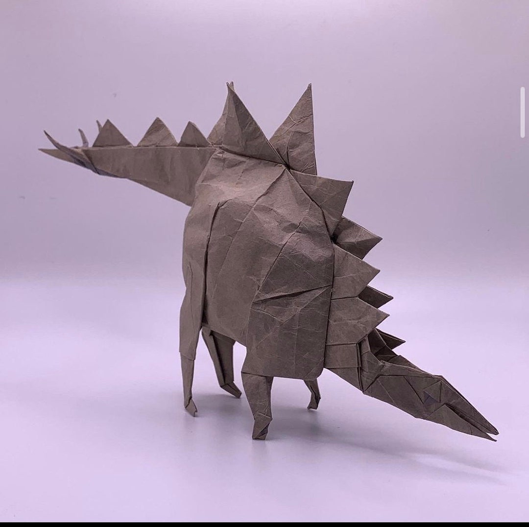 Origami Stegosaurus - Etsy