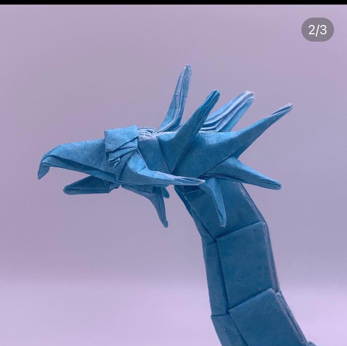 Origami Western Dragon - Etsy