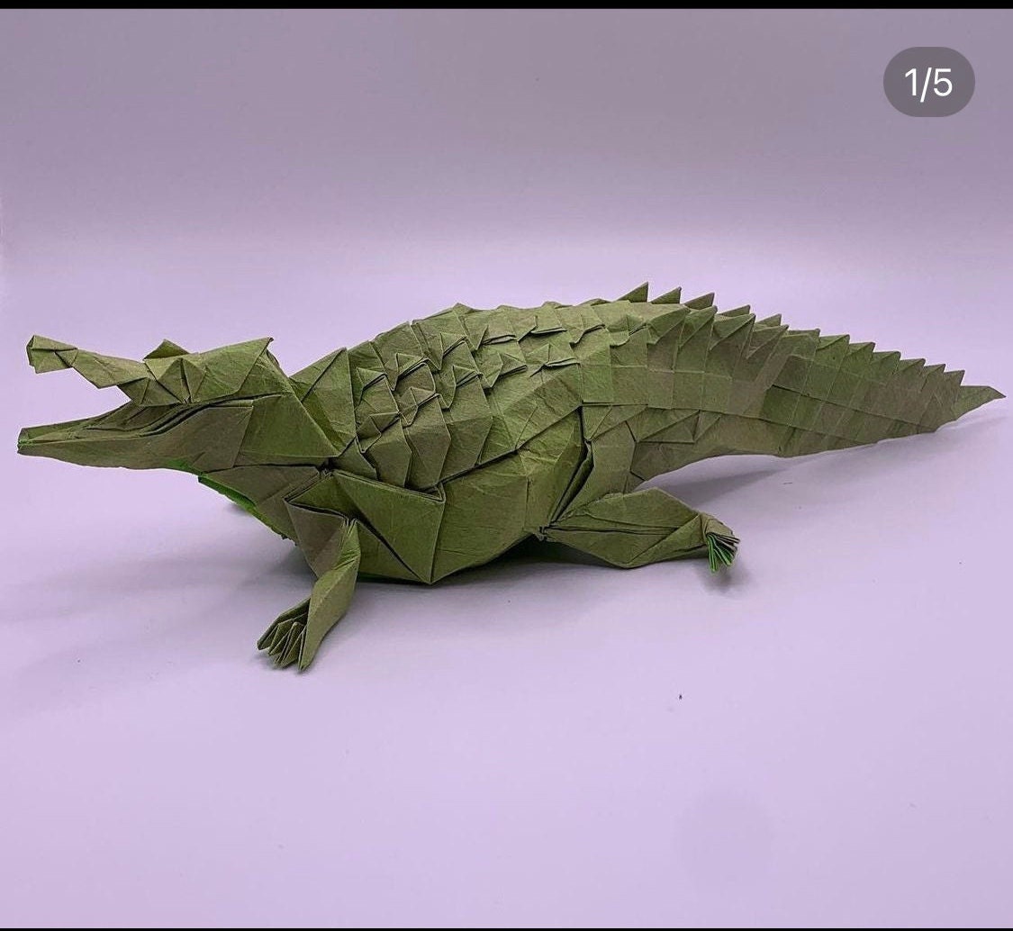How To Make An Origami Alligator