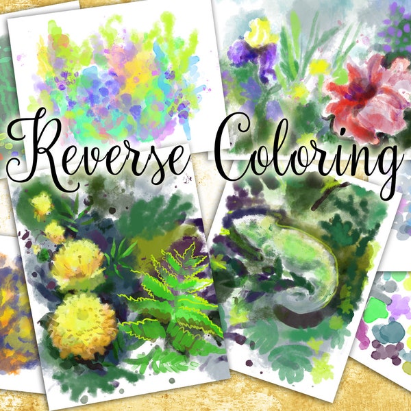 Reversing Coloring Book - Etsy