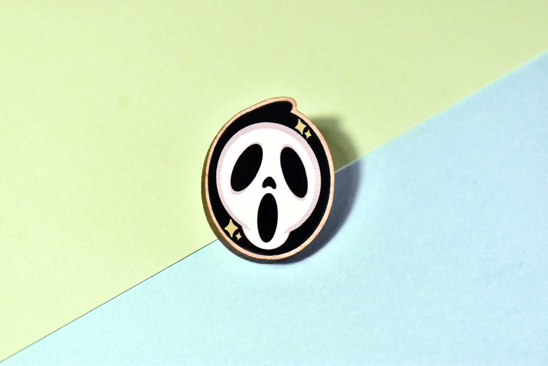 Scream Kawaii Ghostface Pin - Halloween - Horror Movie Pin - Etsy