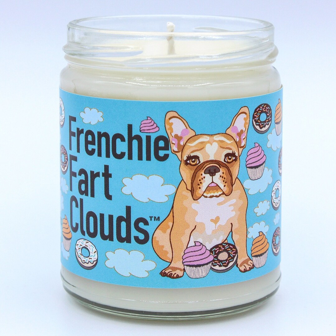 Frenchie Fart Candle French Bulldog Fart Candle Frenchie - Etsy