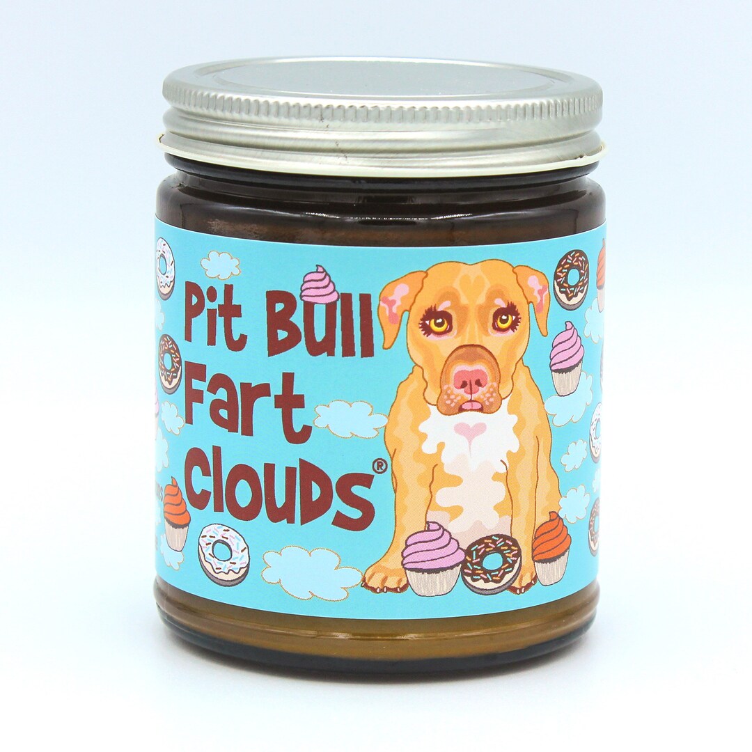 Pit Bull Fart Candle / Pit Bull Fart Clouds® Candle / Funny Pit Bull ...
