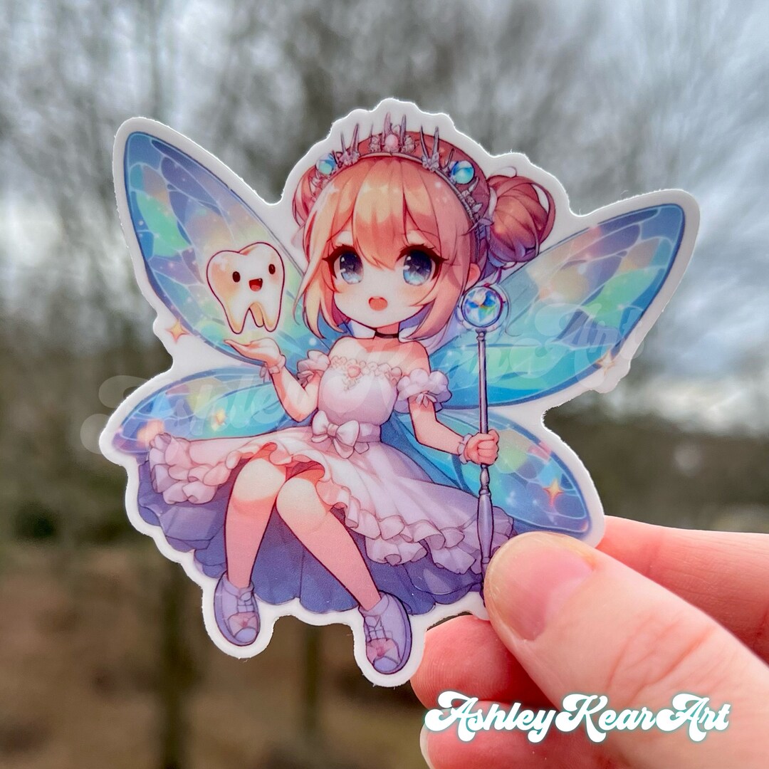 Tooth Fairy Sticker, Cute Dental Sticker, Funny Dental Sticker ...