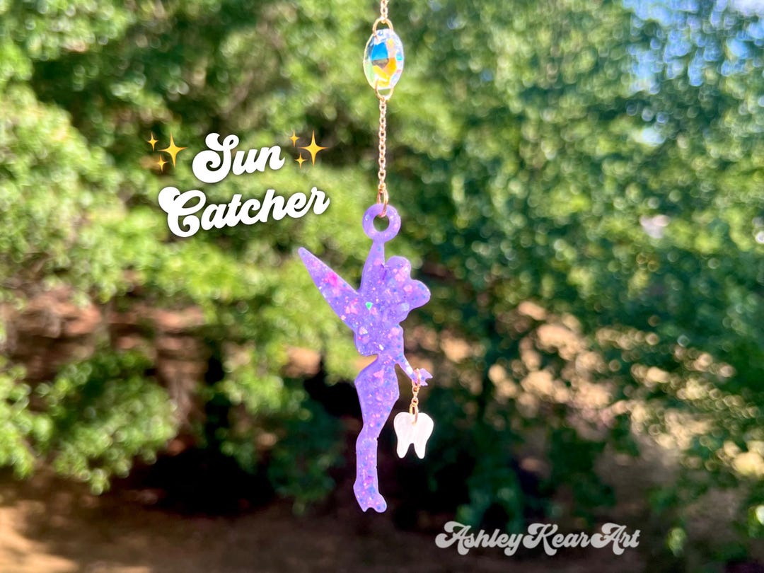 Tooth Fairy Sun Catcher, Tooth Sun Catcher, Crystal Tooth Sun Catcher ...