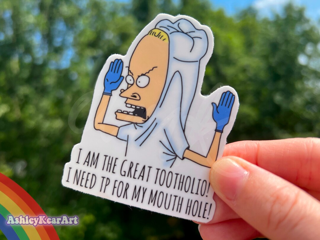 Dental Sticker, Tootholio Dental Sticker, Funny Dental Sticker ...