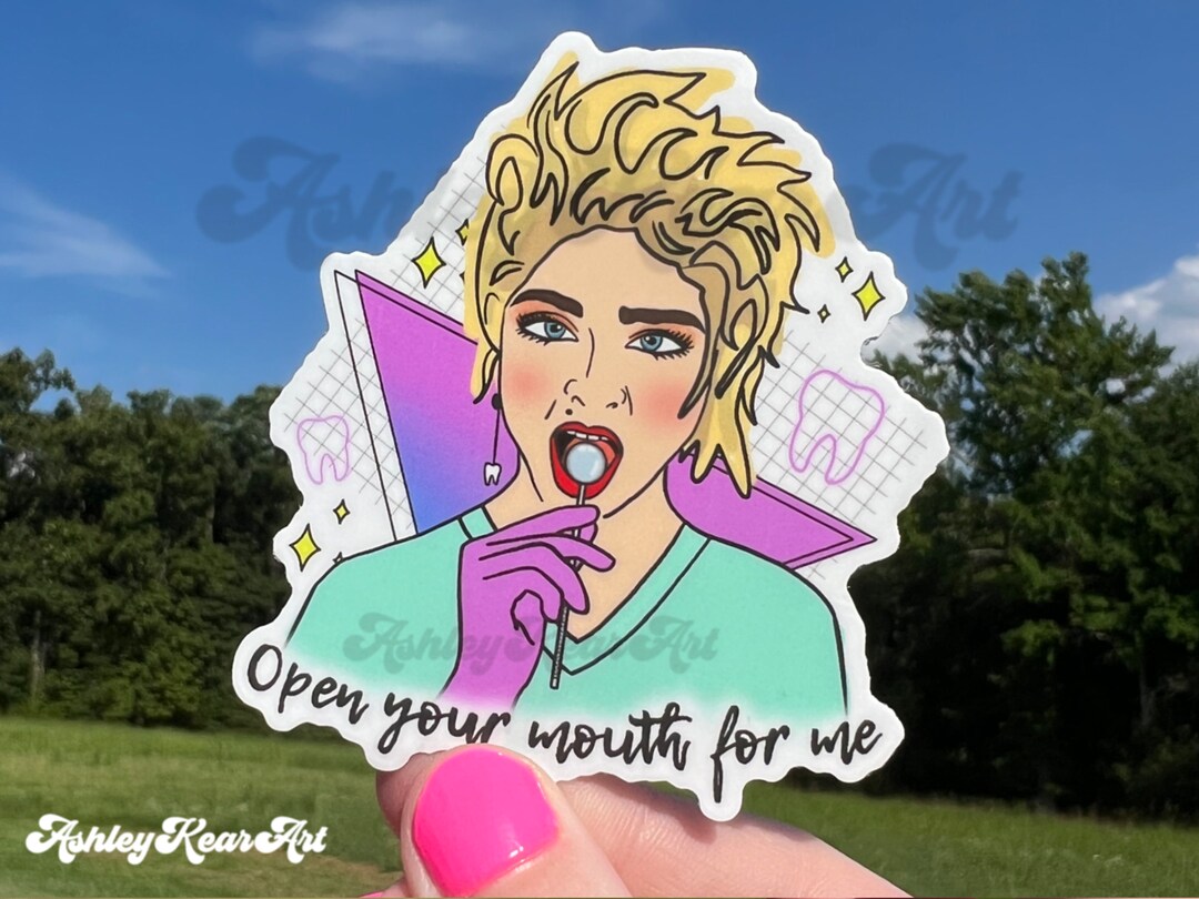 Funny Dental Sticker, Cute Dental Sticker, Dentistry Sticker, RDH ...