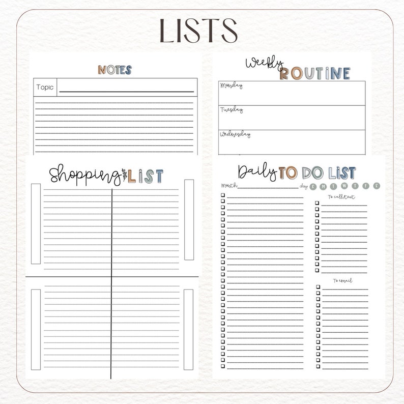 Ultimate Business Goal Setting Planner, Digital Planner, Organizational ...