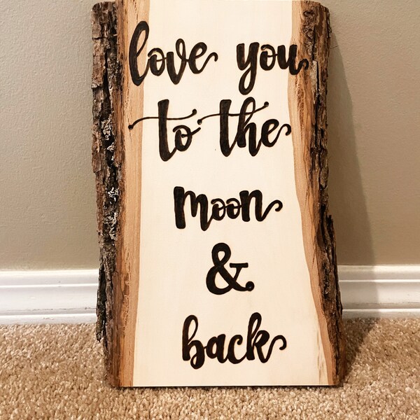 Wood Burned Sign - Etsy