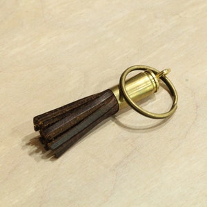 Bullet Tassle Keychain, Leather Tassle, Bullet Keychain, Key Fob - Etsy