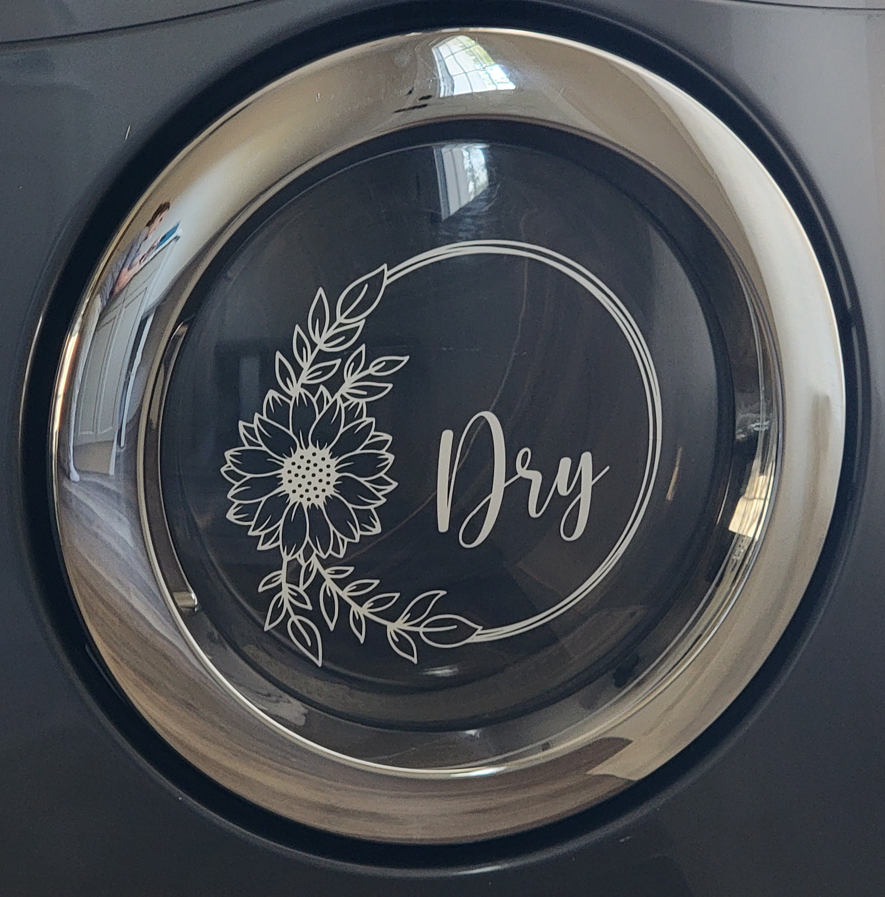 Washer/dryer Decal Sunflower - Etsy