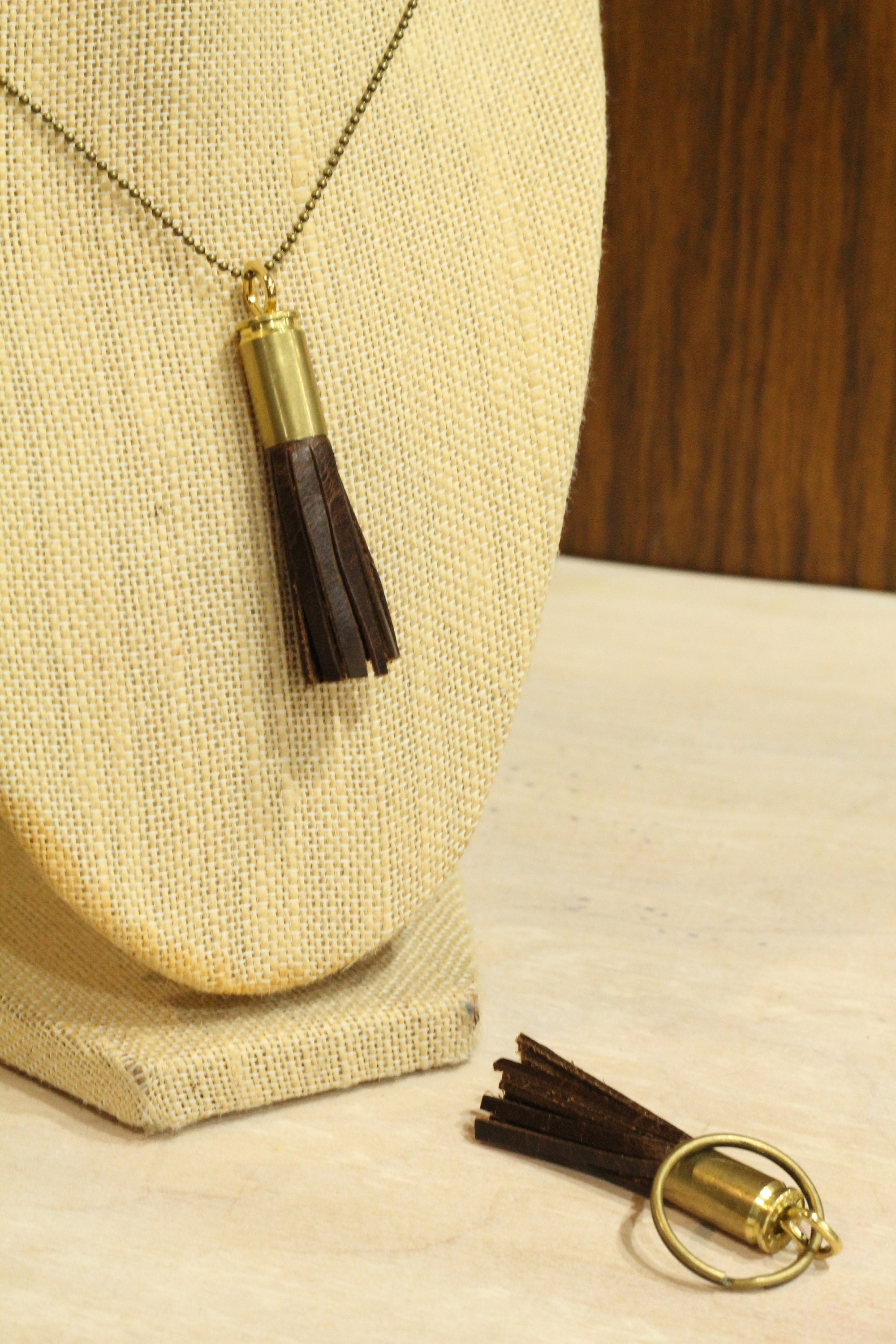Bullet Tassle Keychain, Leather Tassle, Bullet Keychain, Key Fob - Etsy