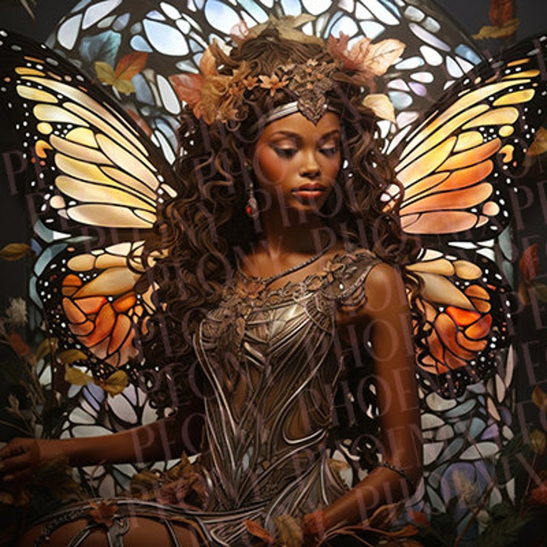 Black Fairy Clipart, Black Girl Clipart, African American Clipart ...