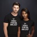 Interracial Couple Mockup, Black T-shirt Mockup, Interracial Mockup ...